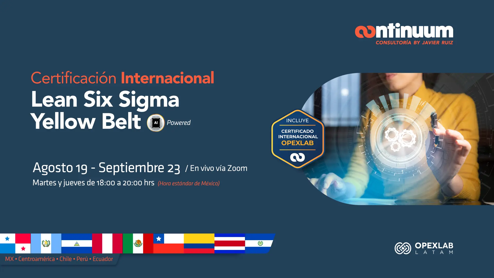 Certificación Lean Six Sigma Yellow Belt en Vivo LATAM