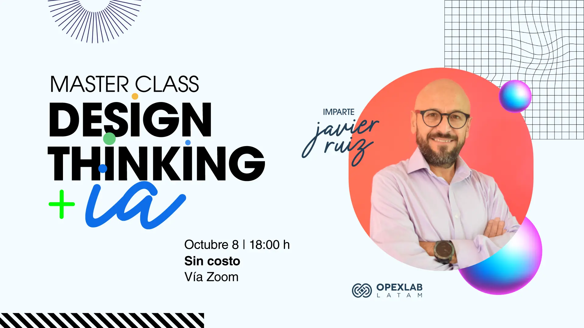 Master Class Gratis: Design Thinking + IA (8 Oct)