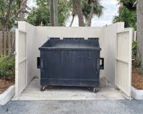 Commercial Trash Pad Concrete Contractor Hesperia, CA | Concrete Trash ...