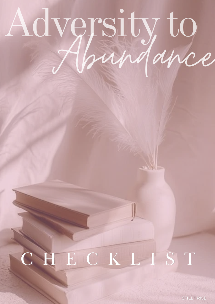 Free Adversity to Abundance Checklist - Rise with Confidence
