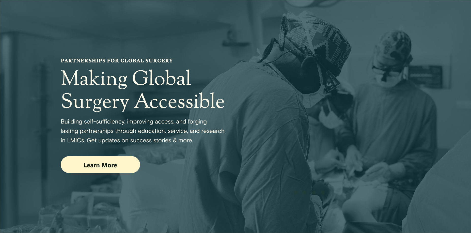 Our Story | Partnerships for Global Surgery