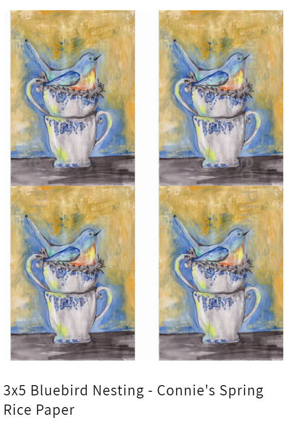 Rice Paper Decoupage Connie Lines & Designs