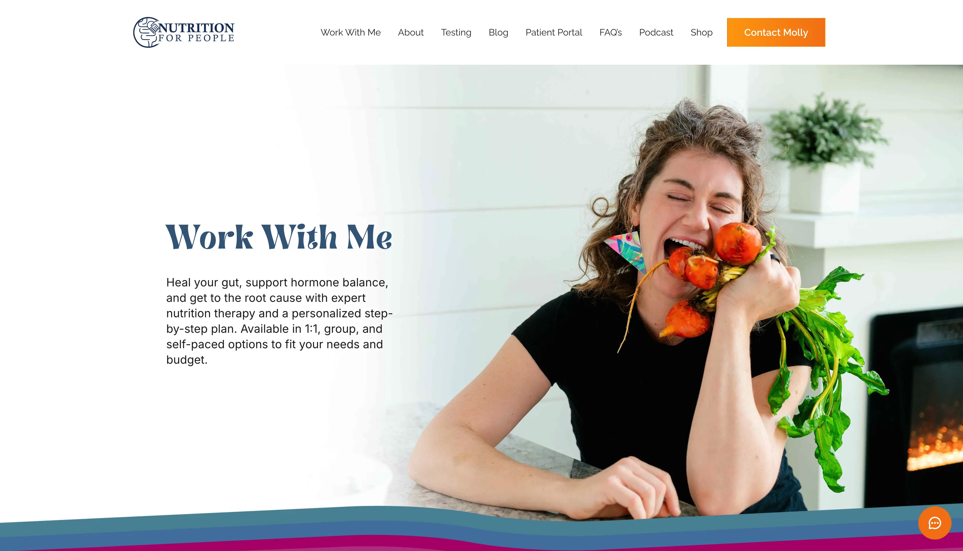 Work with Molly Ostrander | Gut Health Dietitian Support