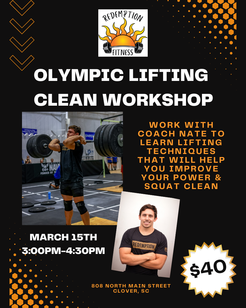 Olympic Lifting Workshop - Power Clean and Squat Clean