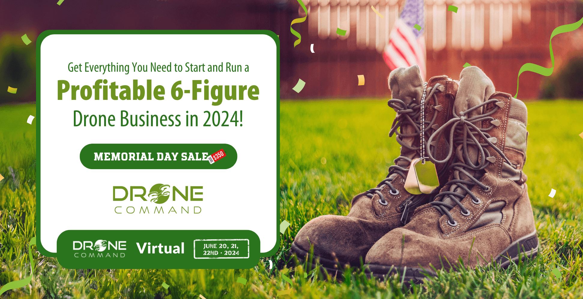 Drone Command Live Virtual - How to Start A 6 Figure Drone Business