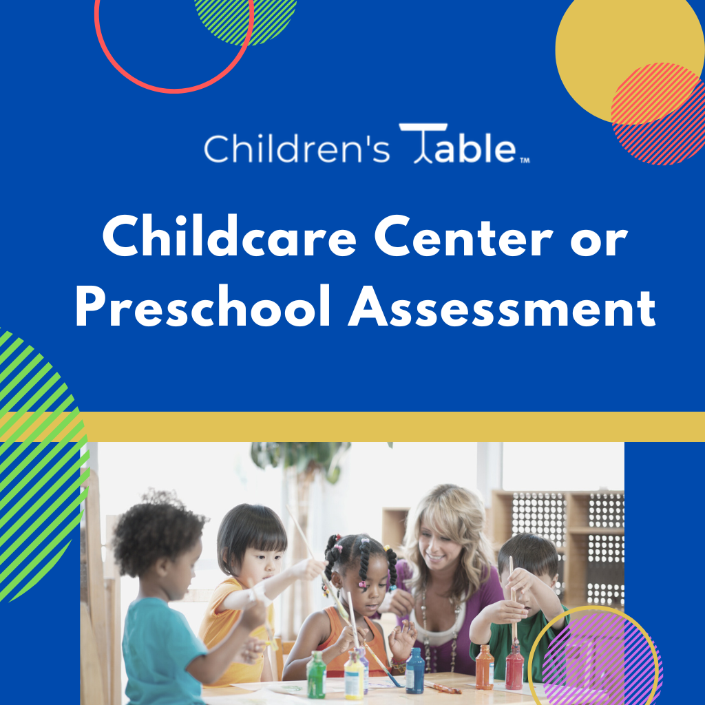 Childcare/Preschool Assessment