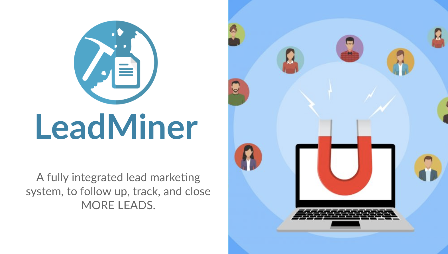 Lead Miner - lead follow up system to close more sales