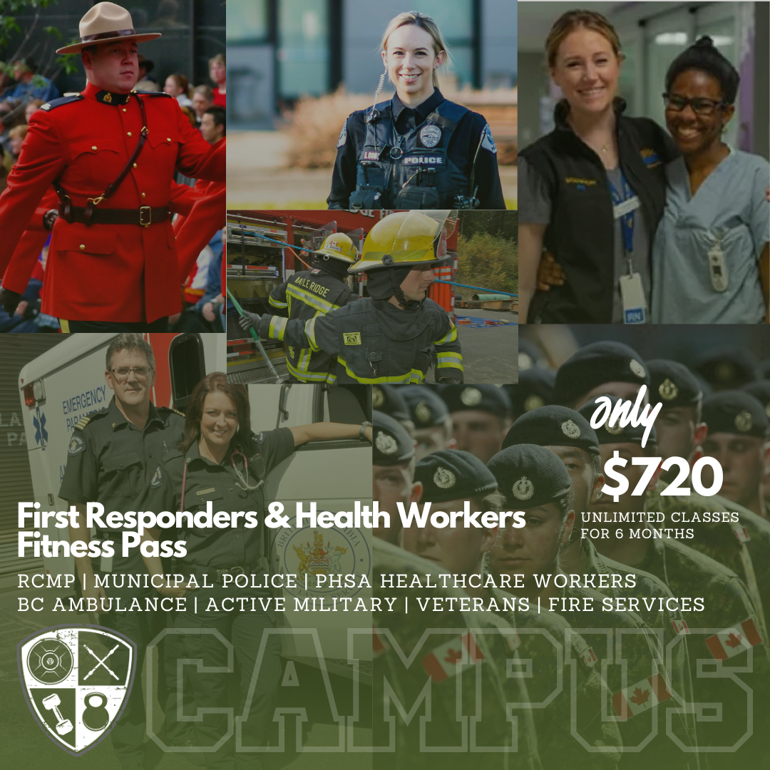 First Responders & Healthcare Workers Pricing | Campus CrossFit & Athletics