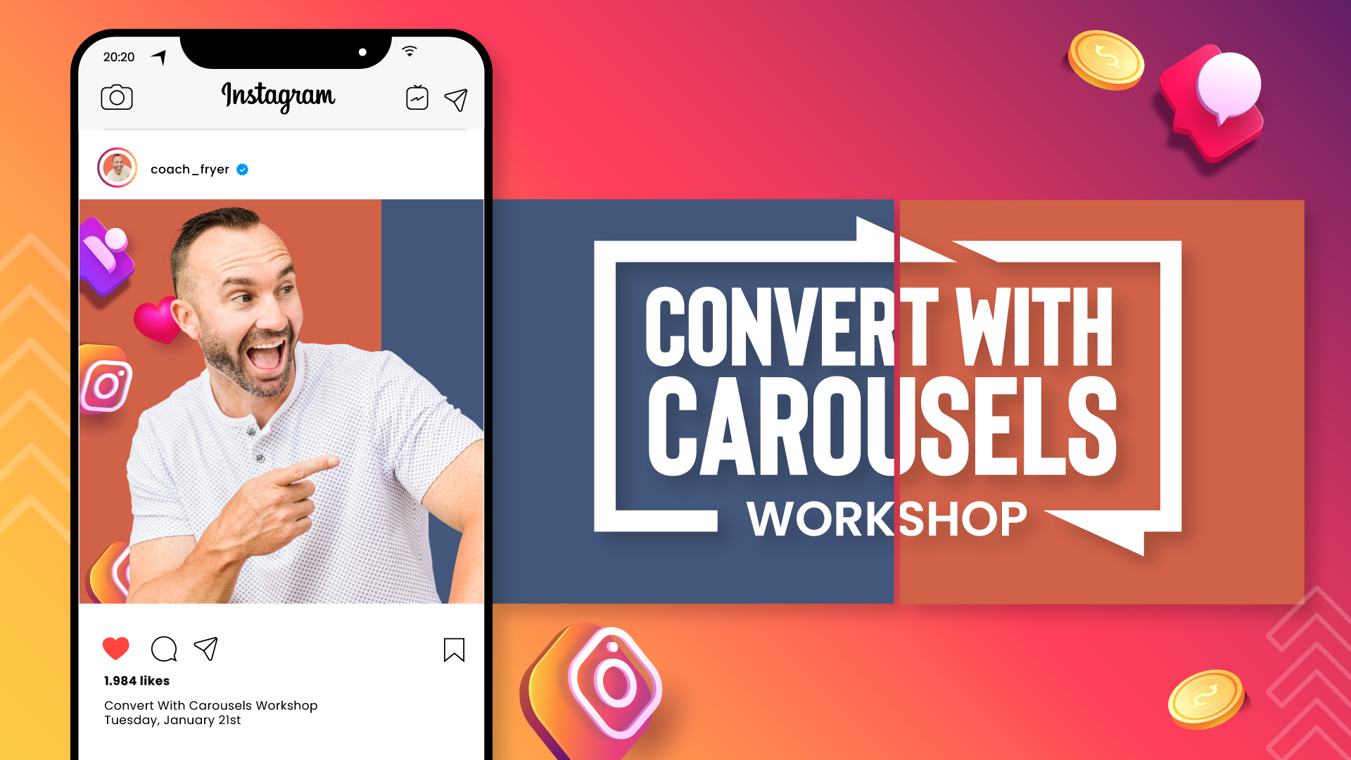Convert with Carousels