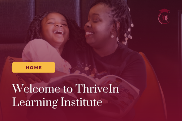 ThriveIn Learning Home Page