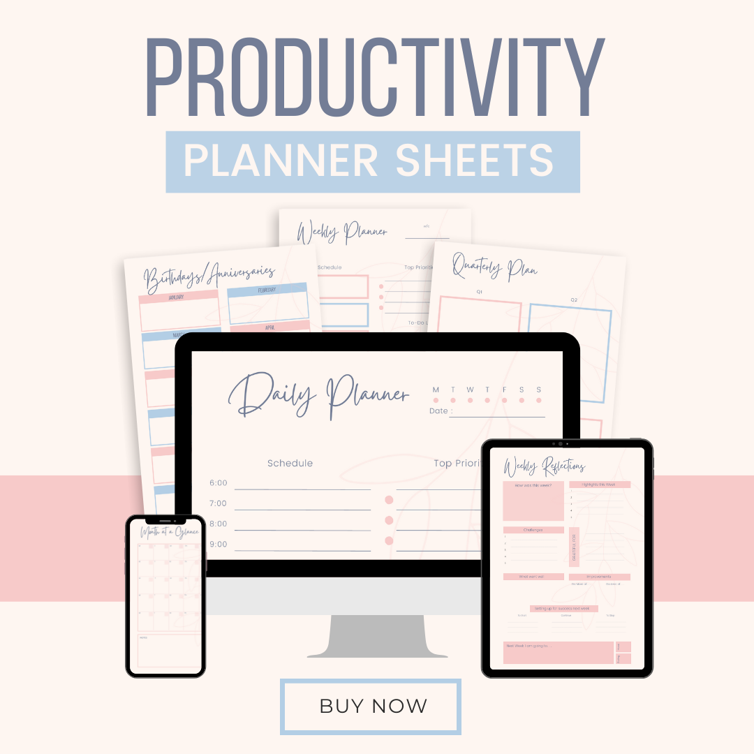 Productivity Digital Planner