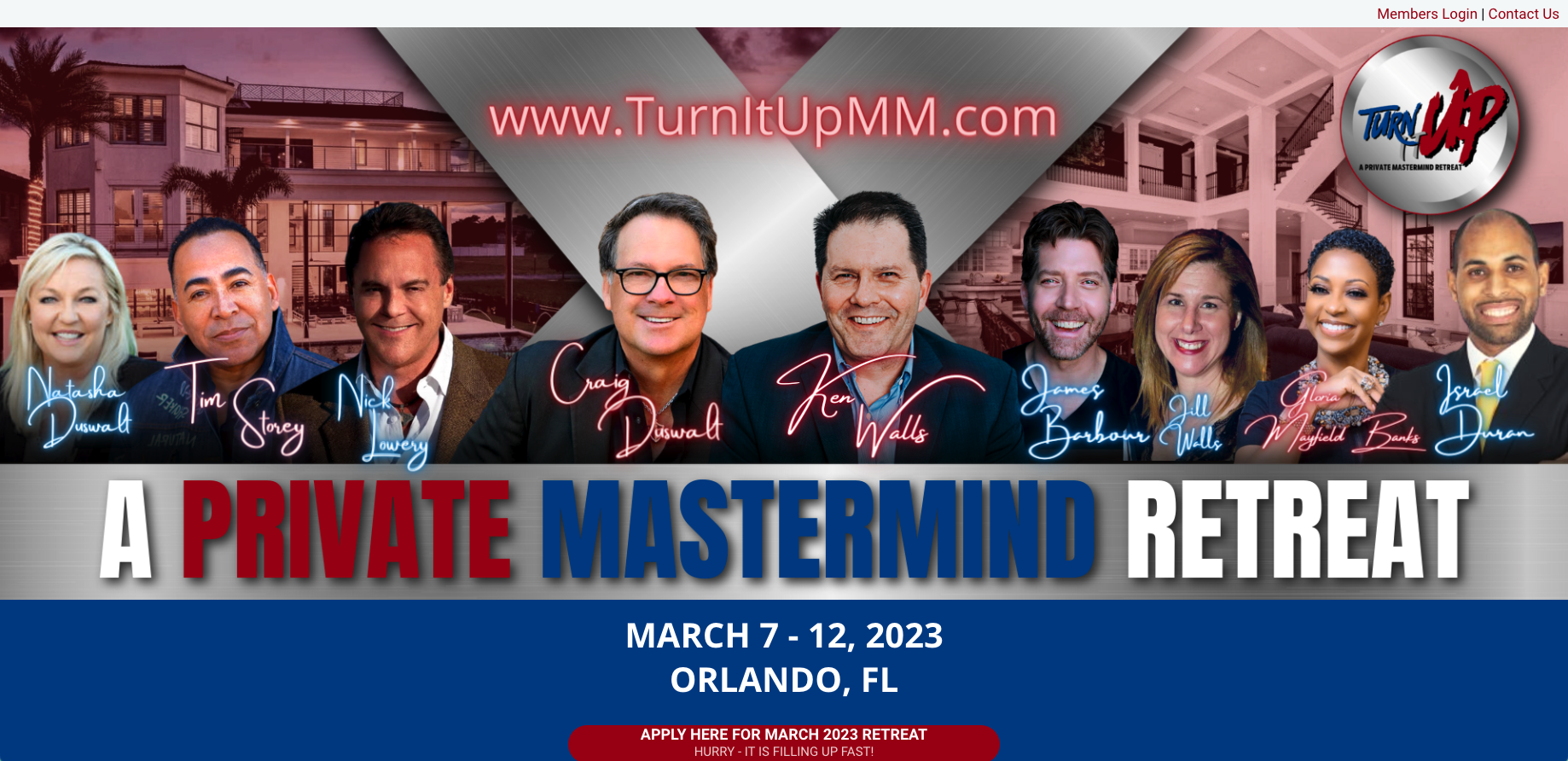 Turn It Up - A Private Mastermind Retreat