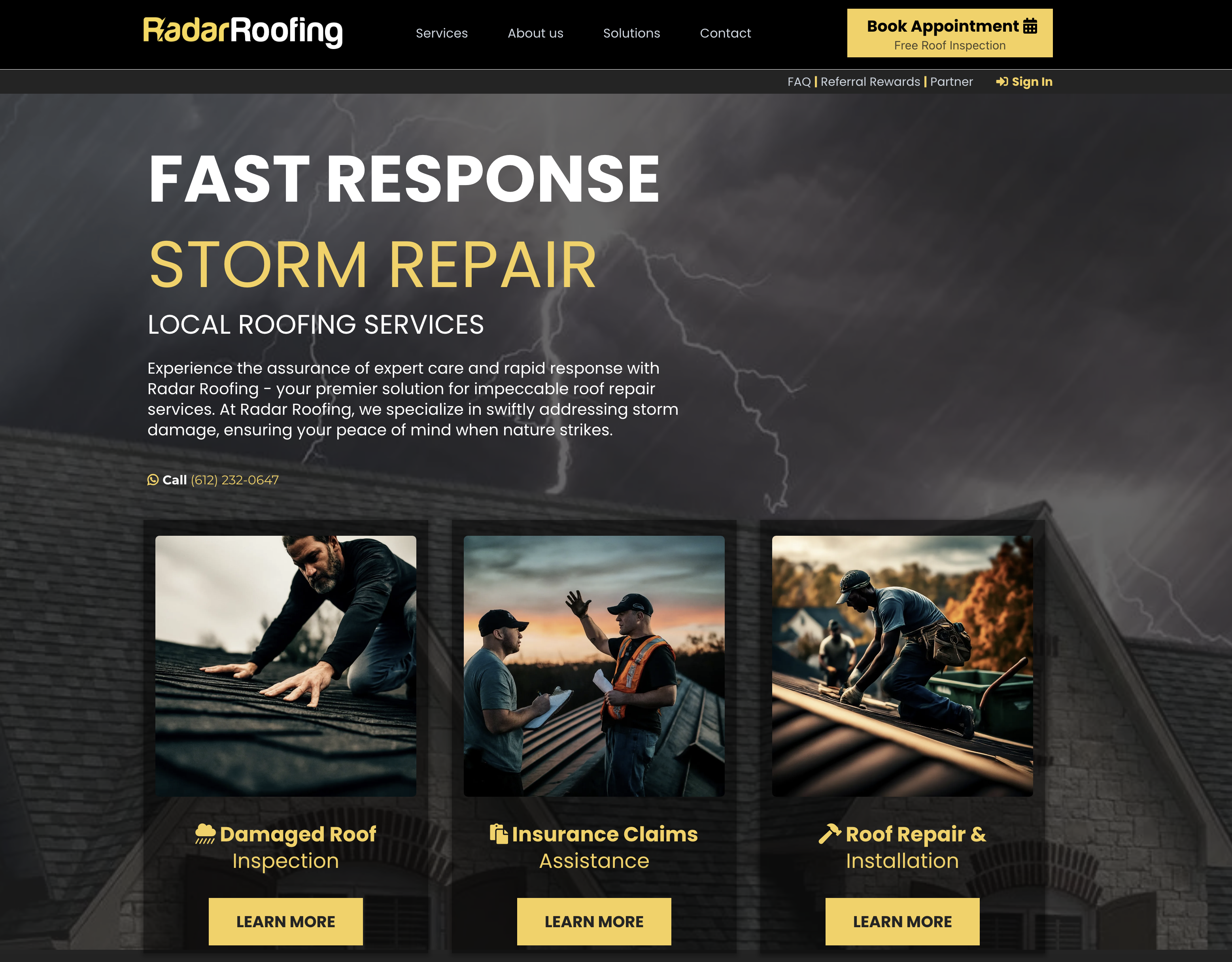 Radar Roofing | Storm Damage Repair