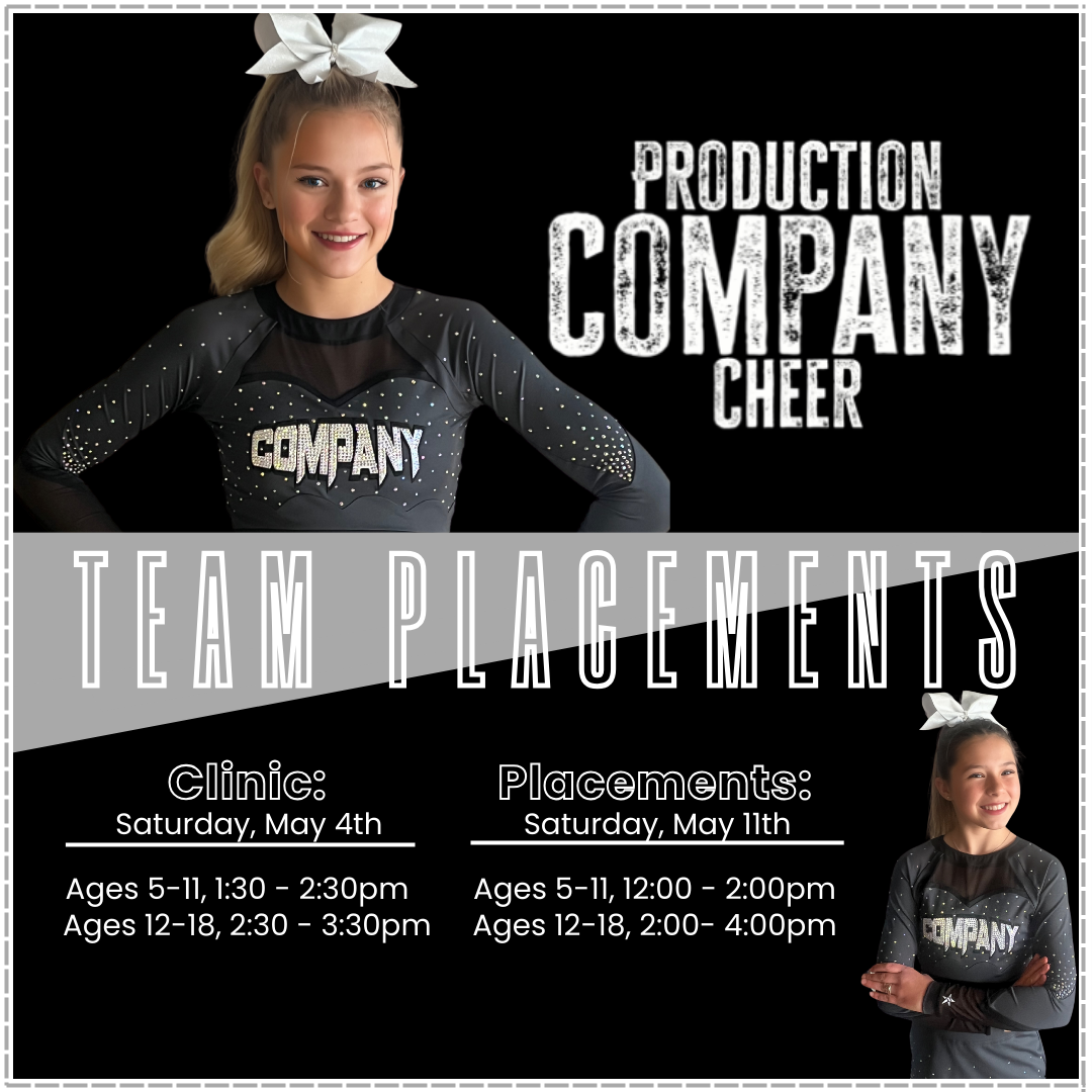 Production Company Dance Centre | Cheer