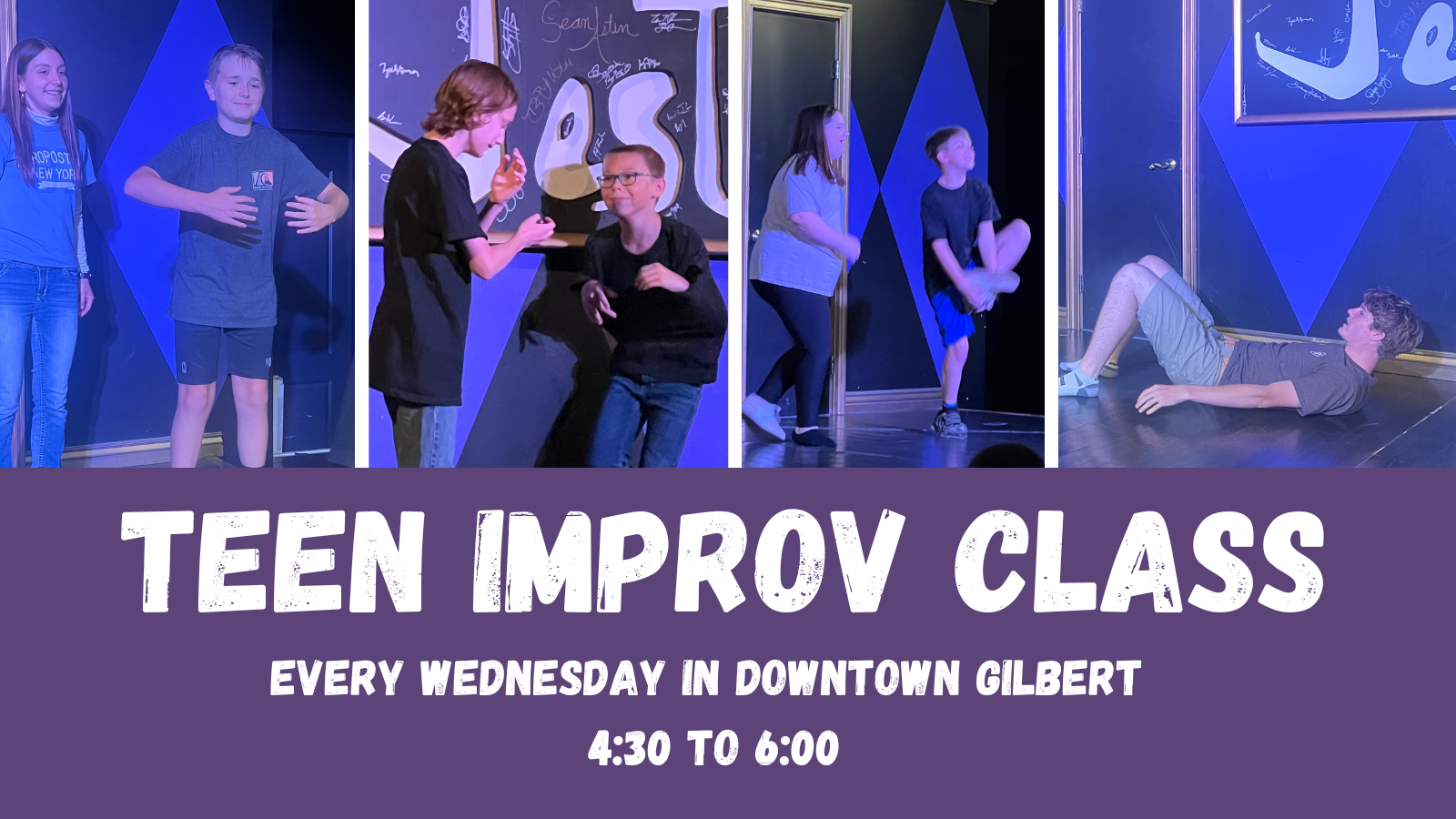 Teen Improv Classes in Gilbert