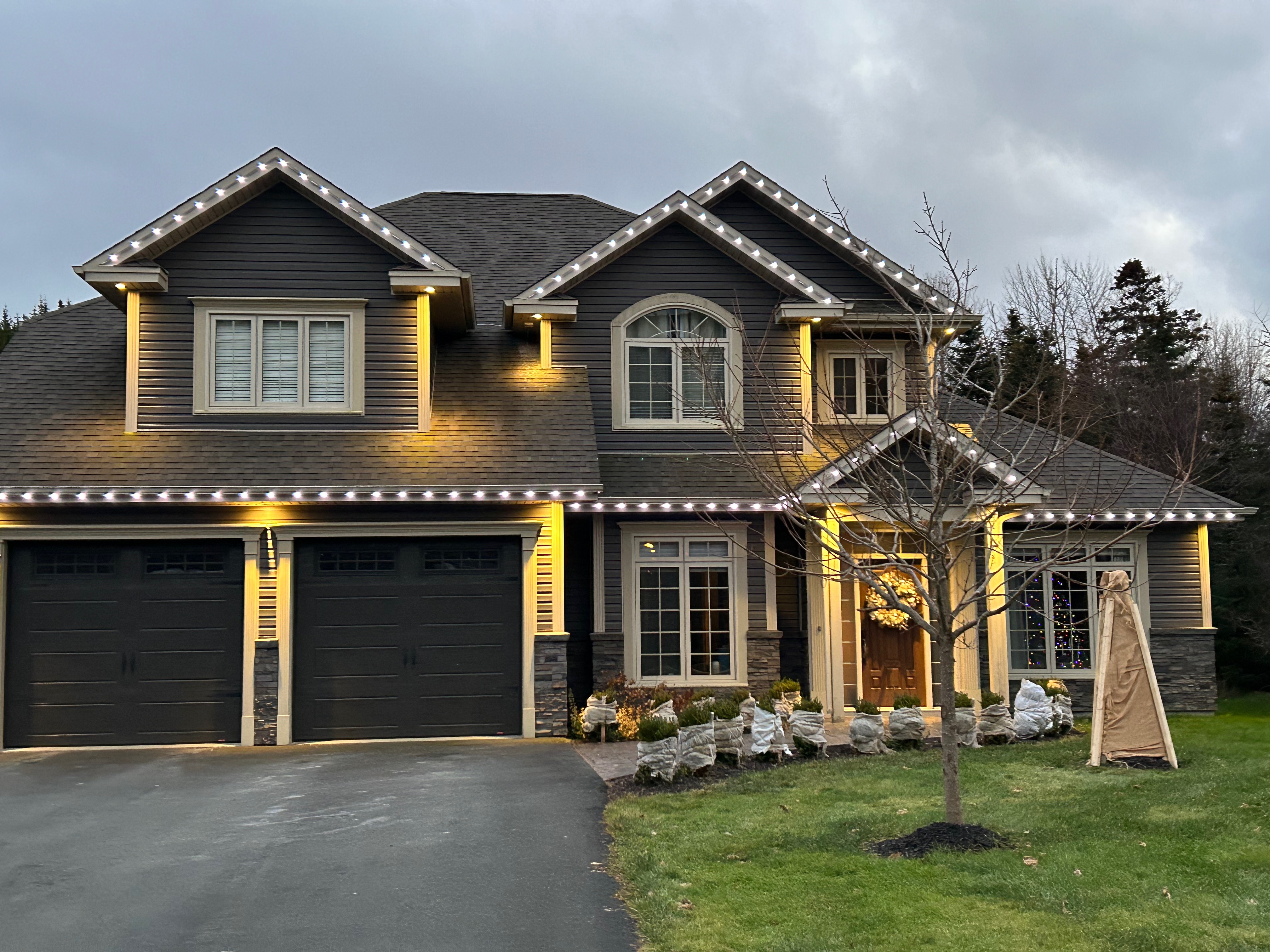 Illuminate Your Property with Eastern House Wash's Permanent Lighting ...