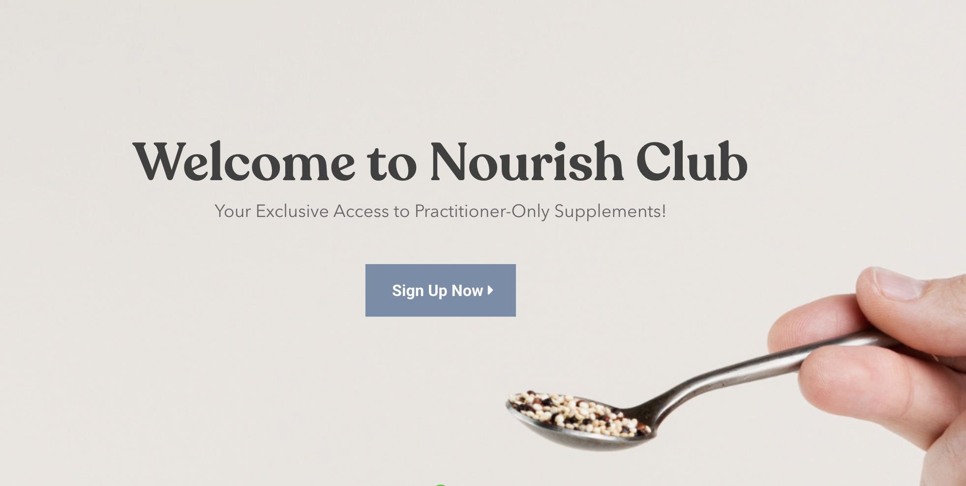 Welcome to Nourish Club