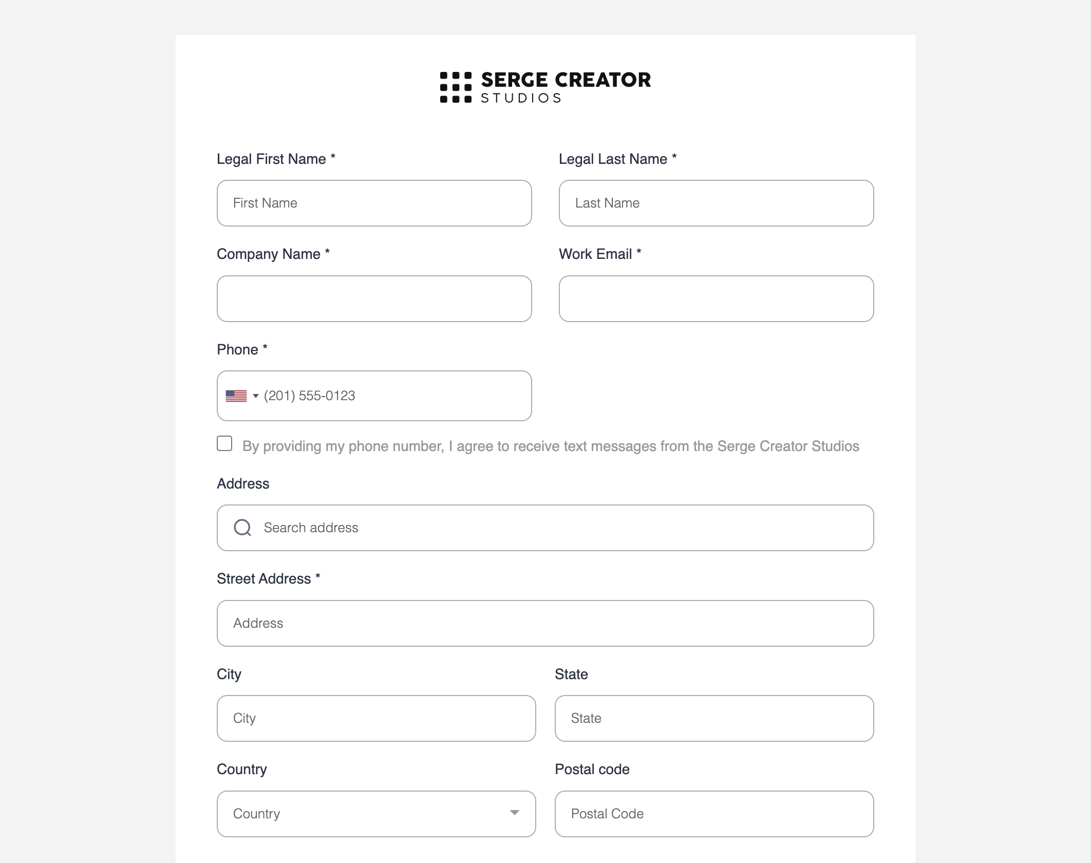 Career Application Form