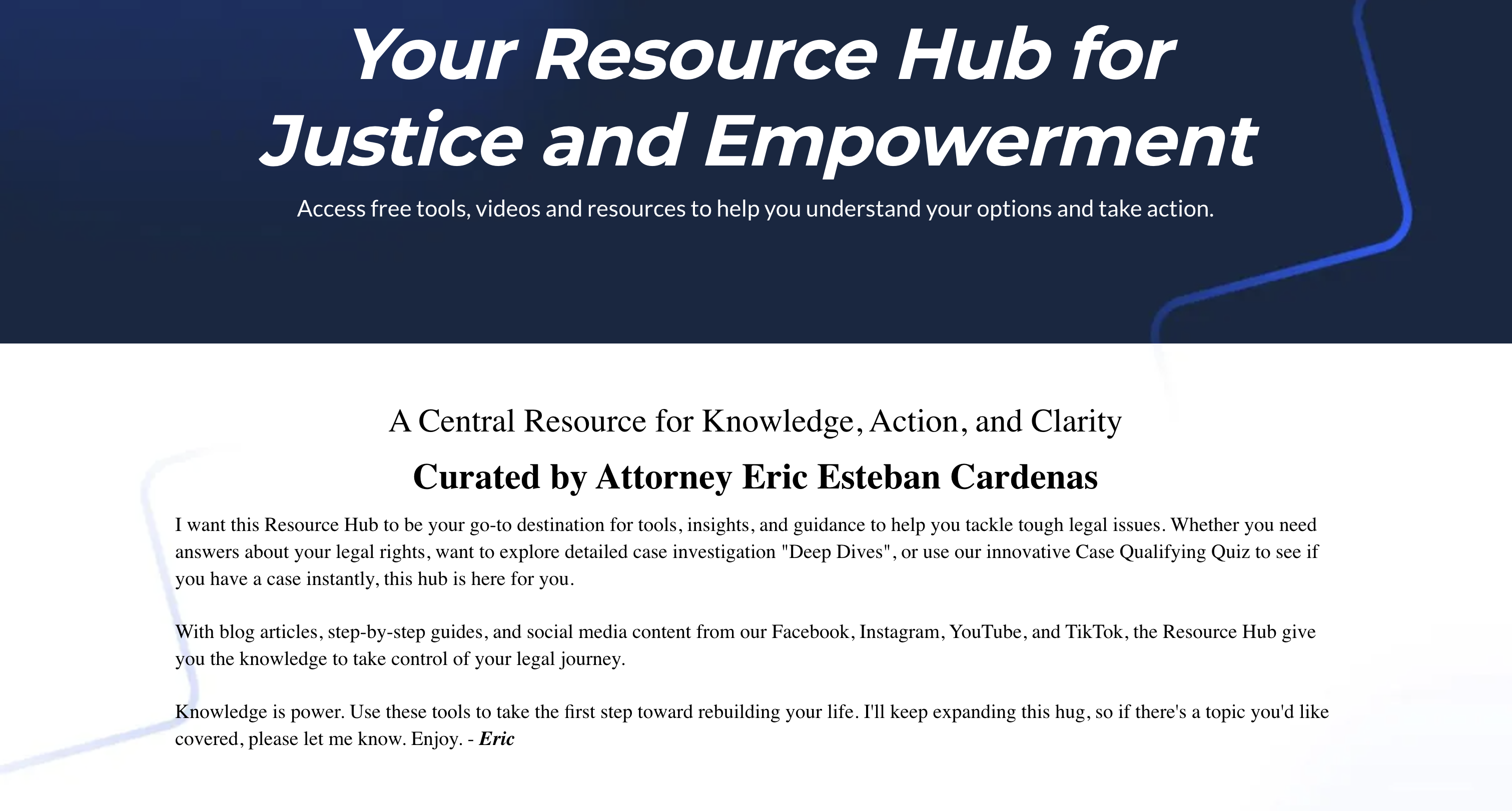Your Legal Resource Hub: Knowledge, Action & Clarity
