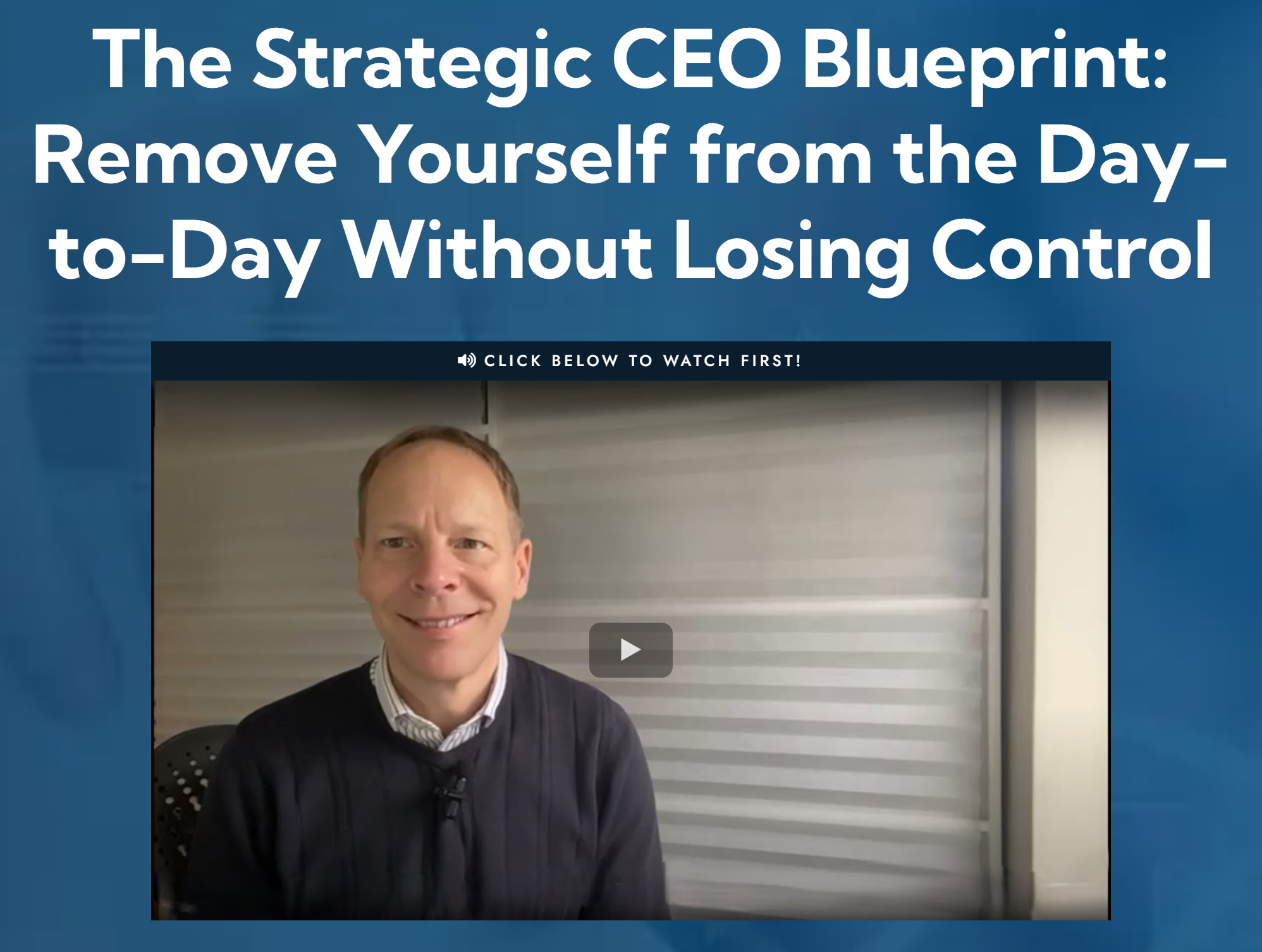 Scale Your Business by Building a Self-Sufficient Senior Team