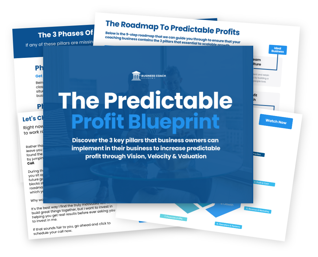 The Predictable Profit Roadmap | Profit Coach