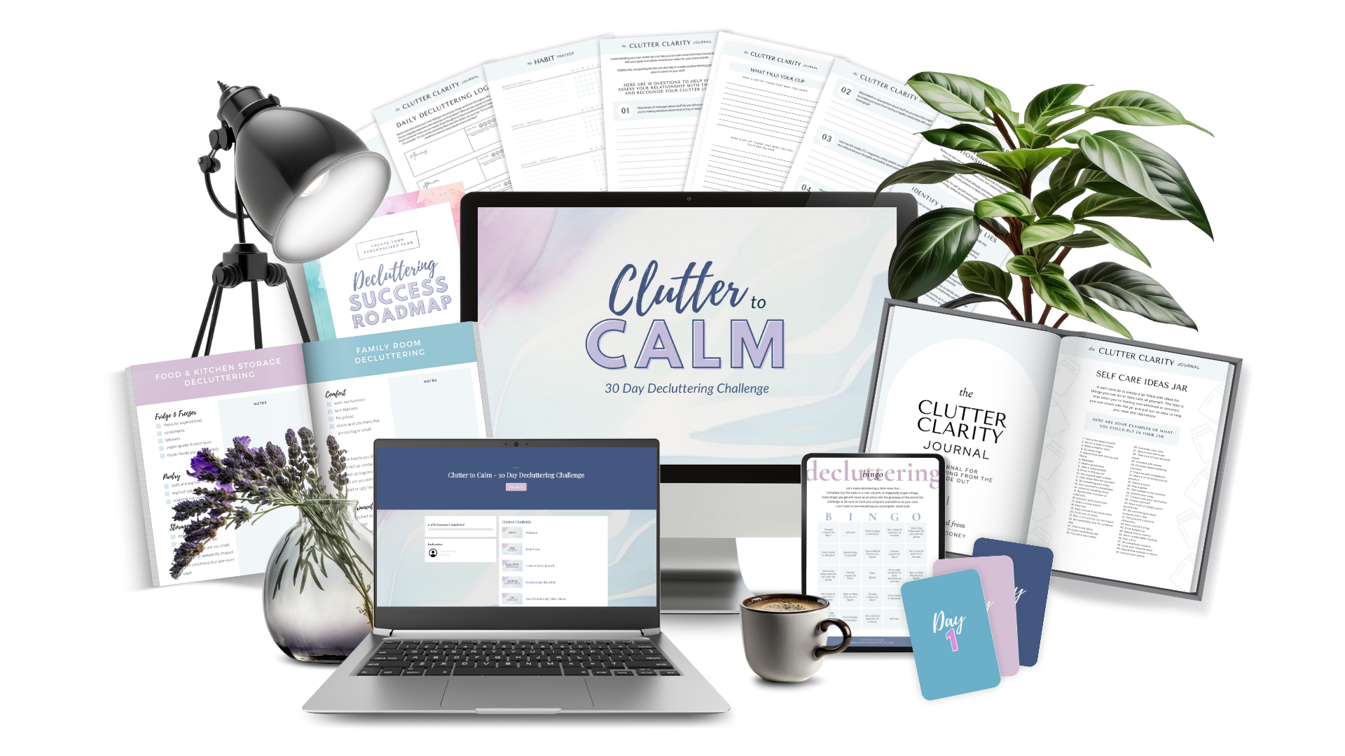 Clutter to Calm Decluttering Challenge