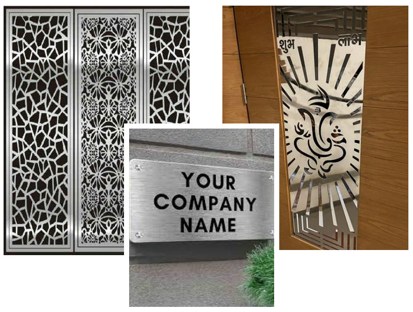 Stainless Steel Name Boards And Designs In Kuwait