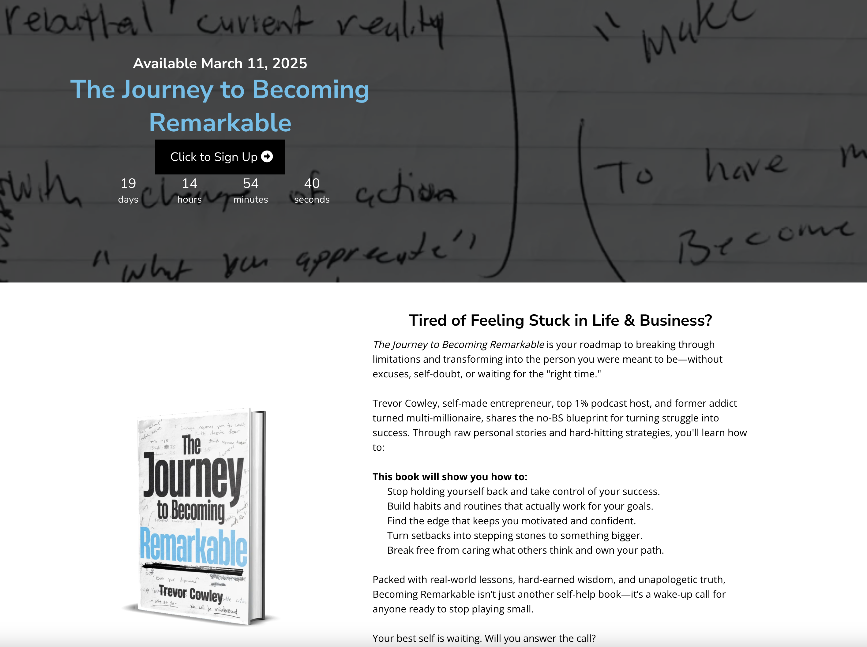 The Journey to Becoming Remarkable