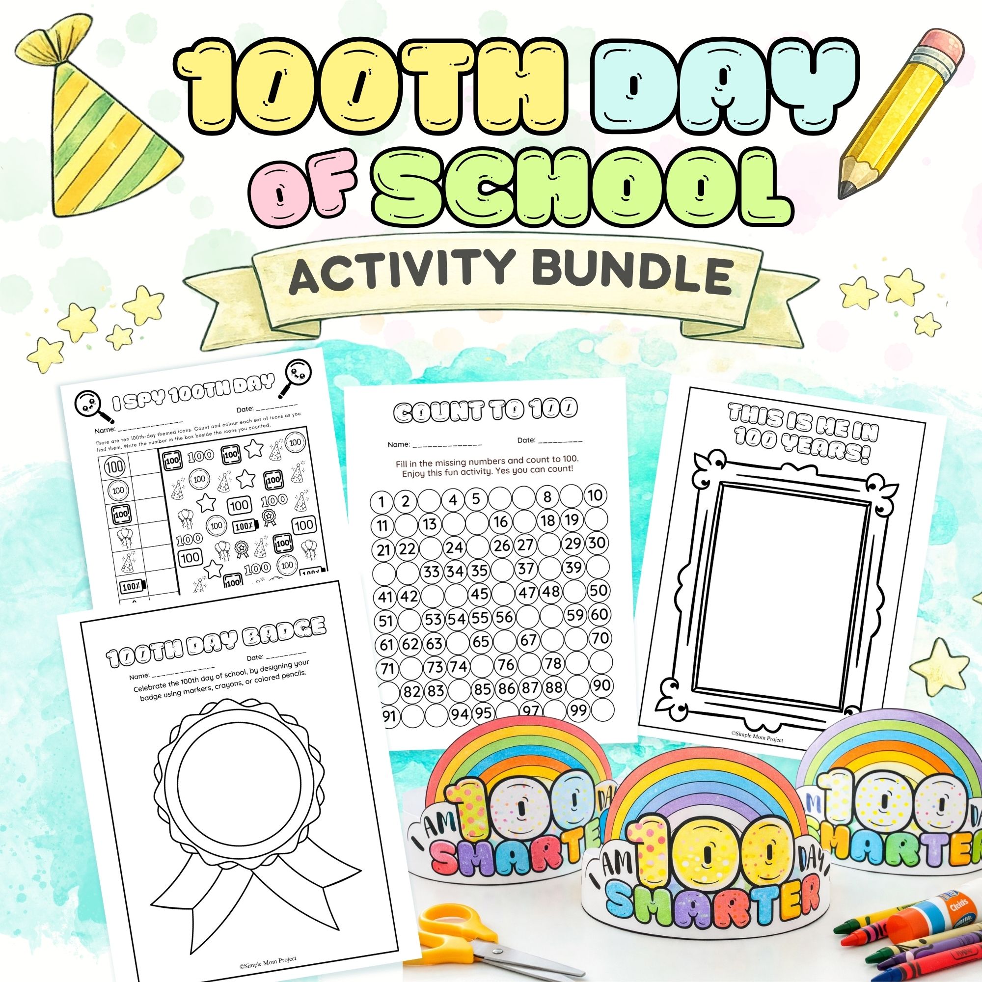 100 Days of School Printable Activity Book