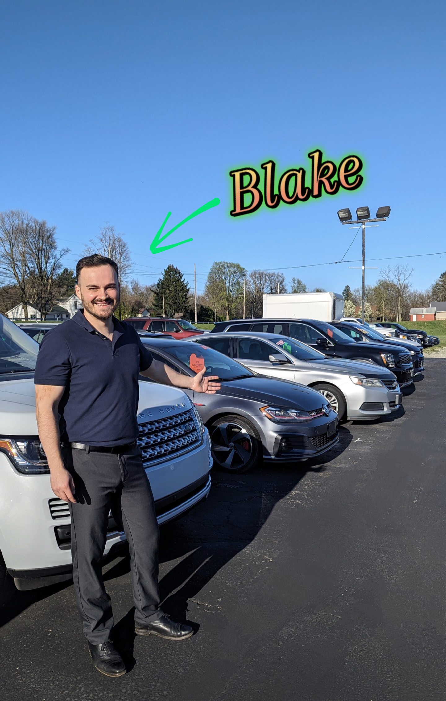 Blake Drives Thank You Page