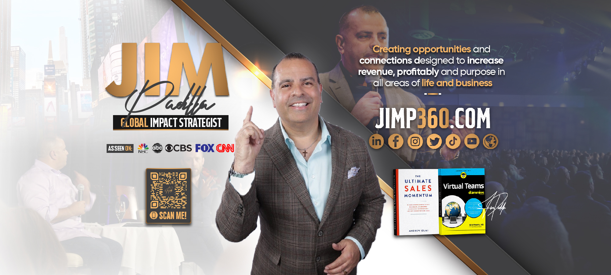 Connect with Jim Padilla | Gain the Edge Booking Link