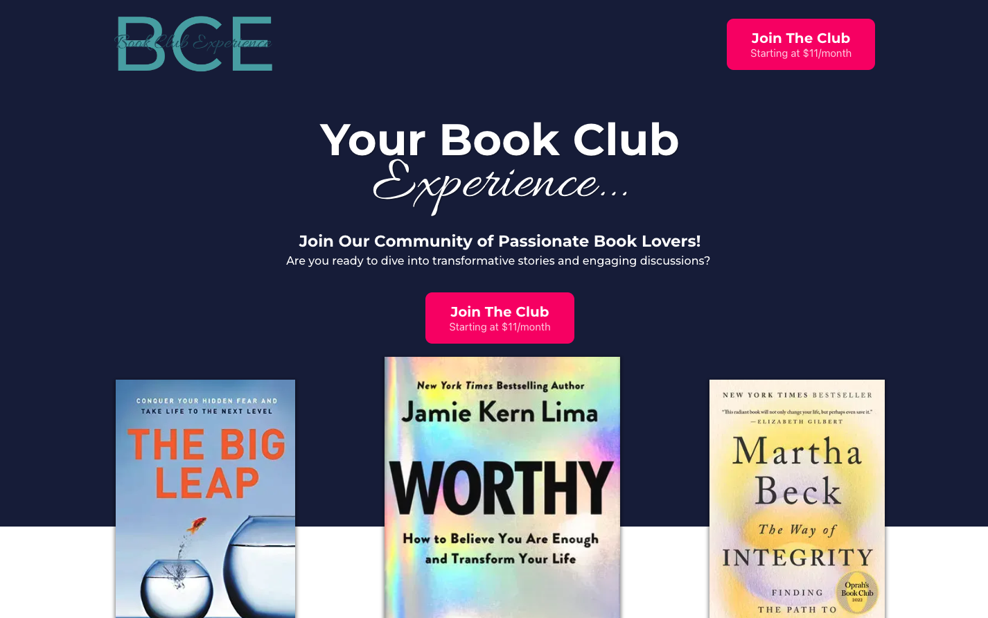 Your Book Club Experience
