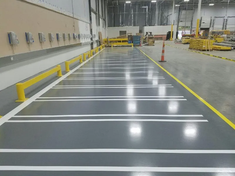 Warehouse Floor Marking Northern Virginia | Class B Licensed Contractor ...