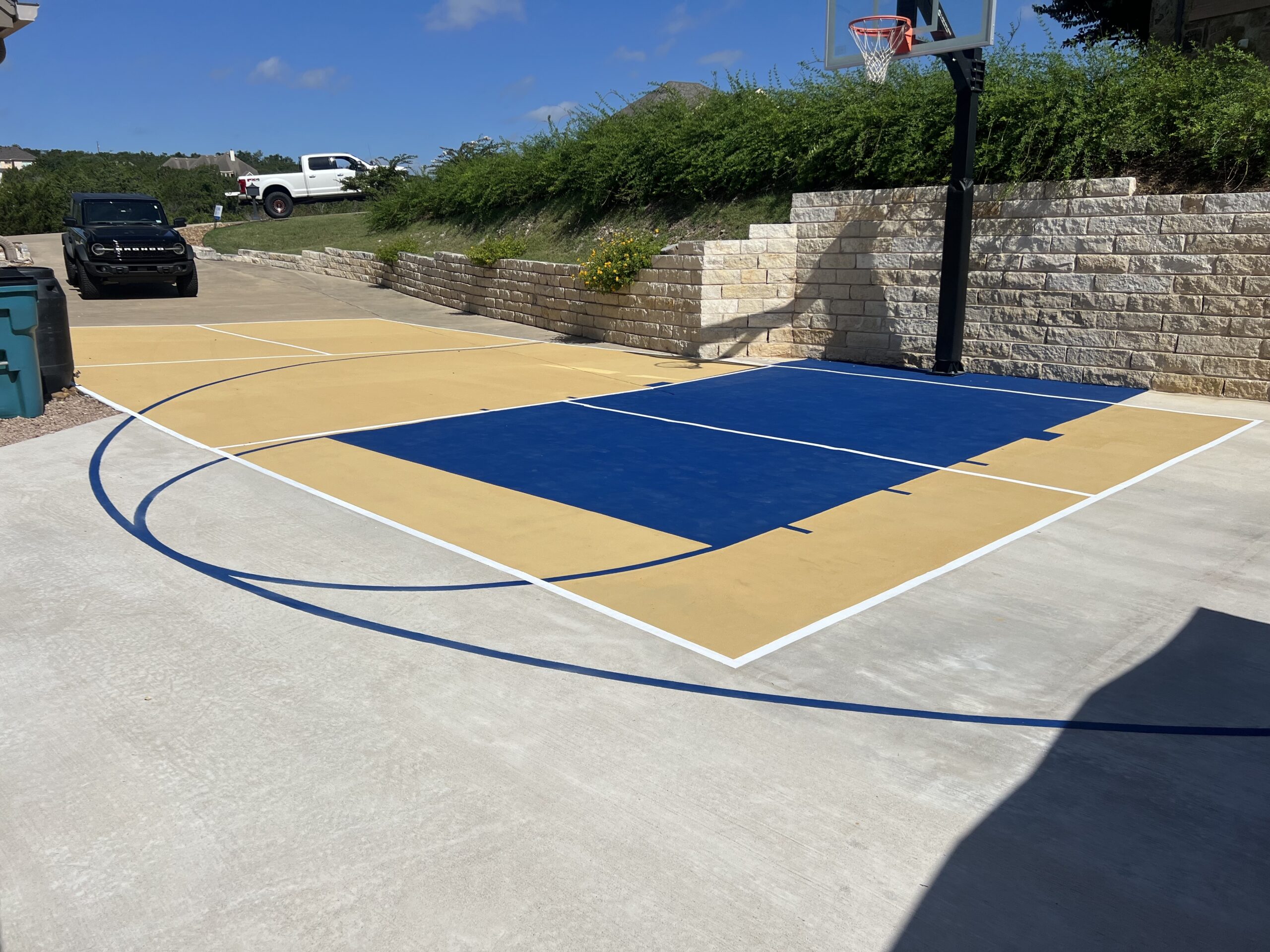 Athletic Game Court Coatings | MD Concrete Creations