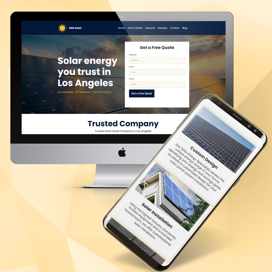 Get Sh!t Done - Solar Website Template