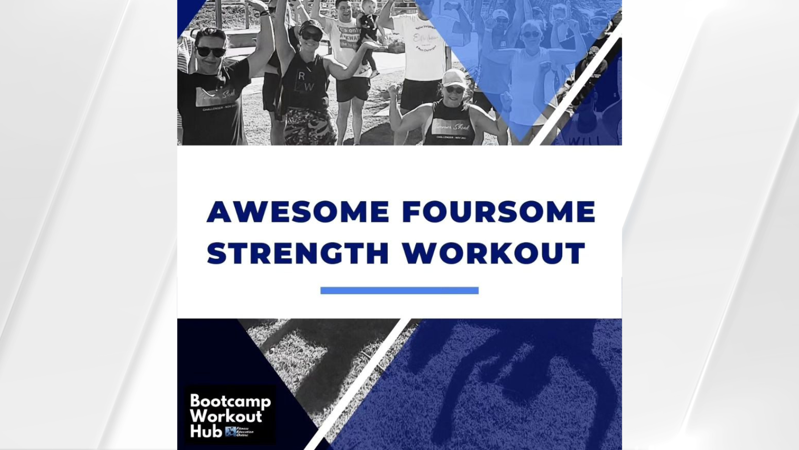 Bootcamp Workouts: Awesome Foursome Strength Workout