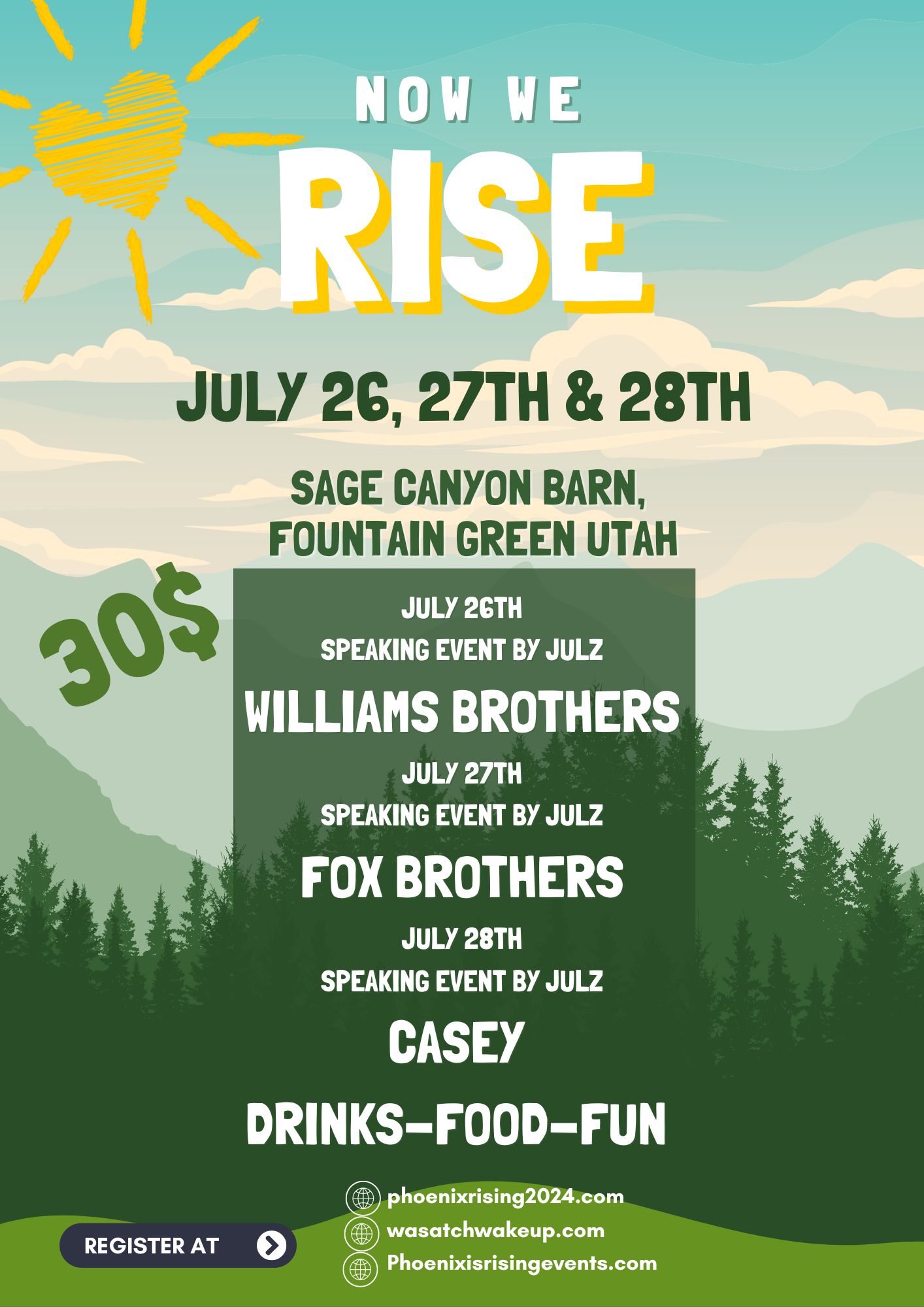 Now we Rise Event Page