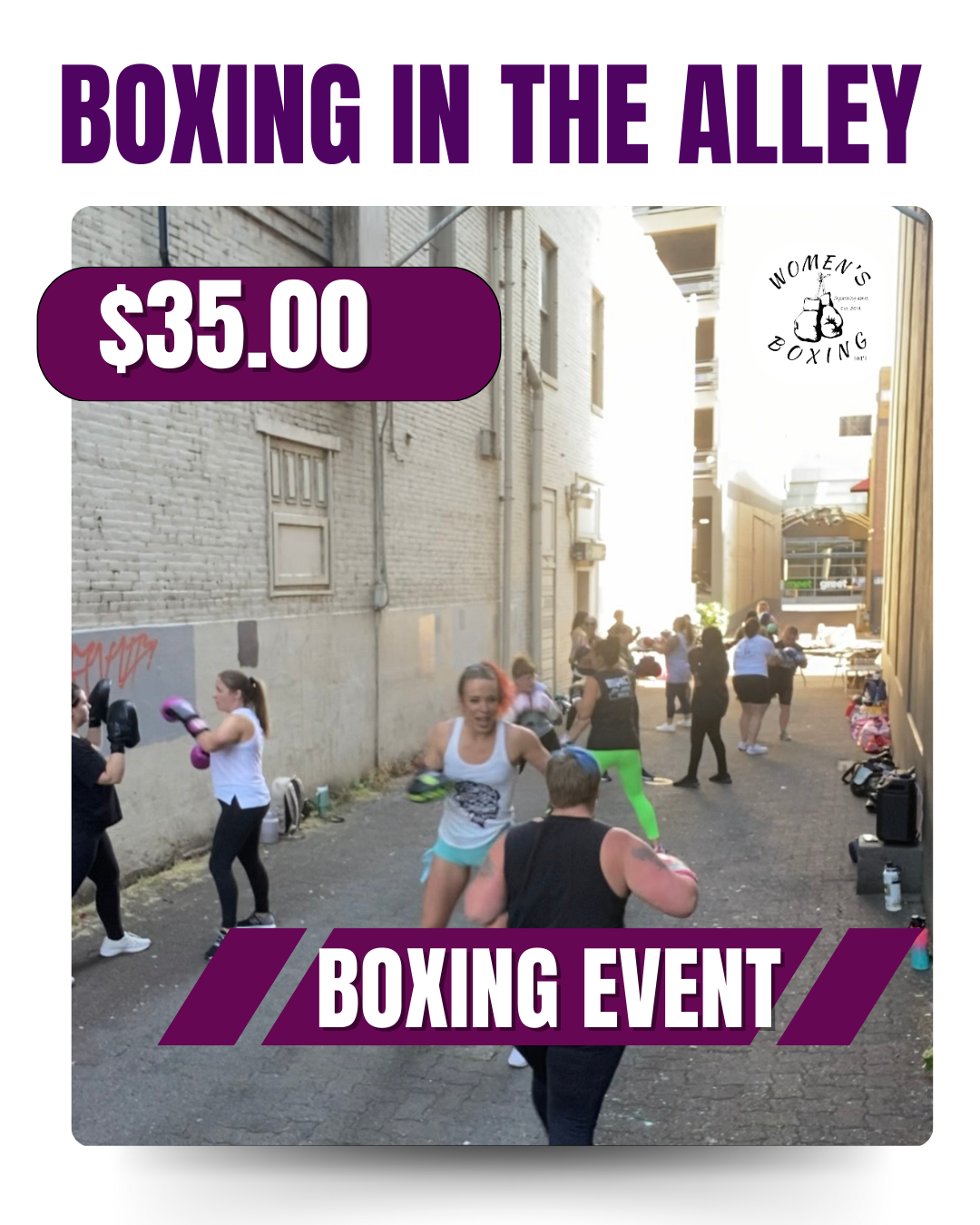 Women's Boxing in the Alley Salem, OR