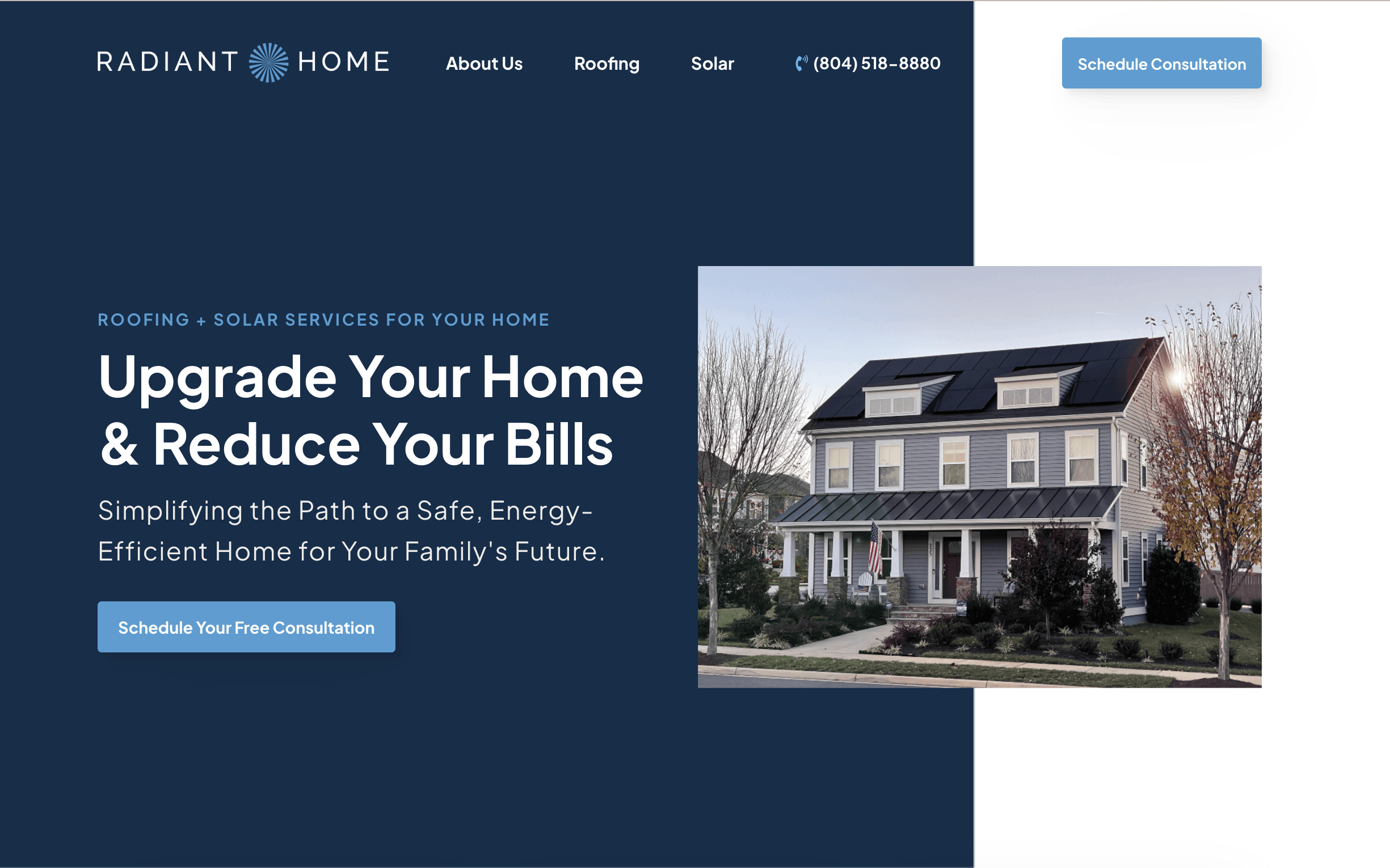 Radiant Home | Roofing and Solar Services in Virginia, Maryland, North ...