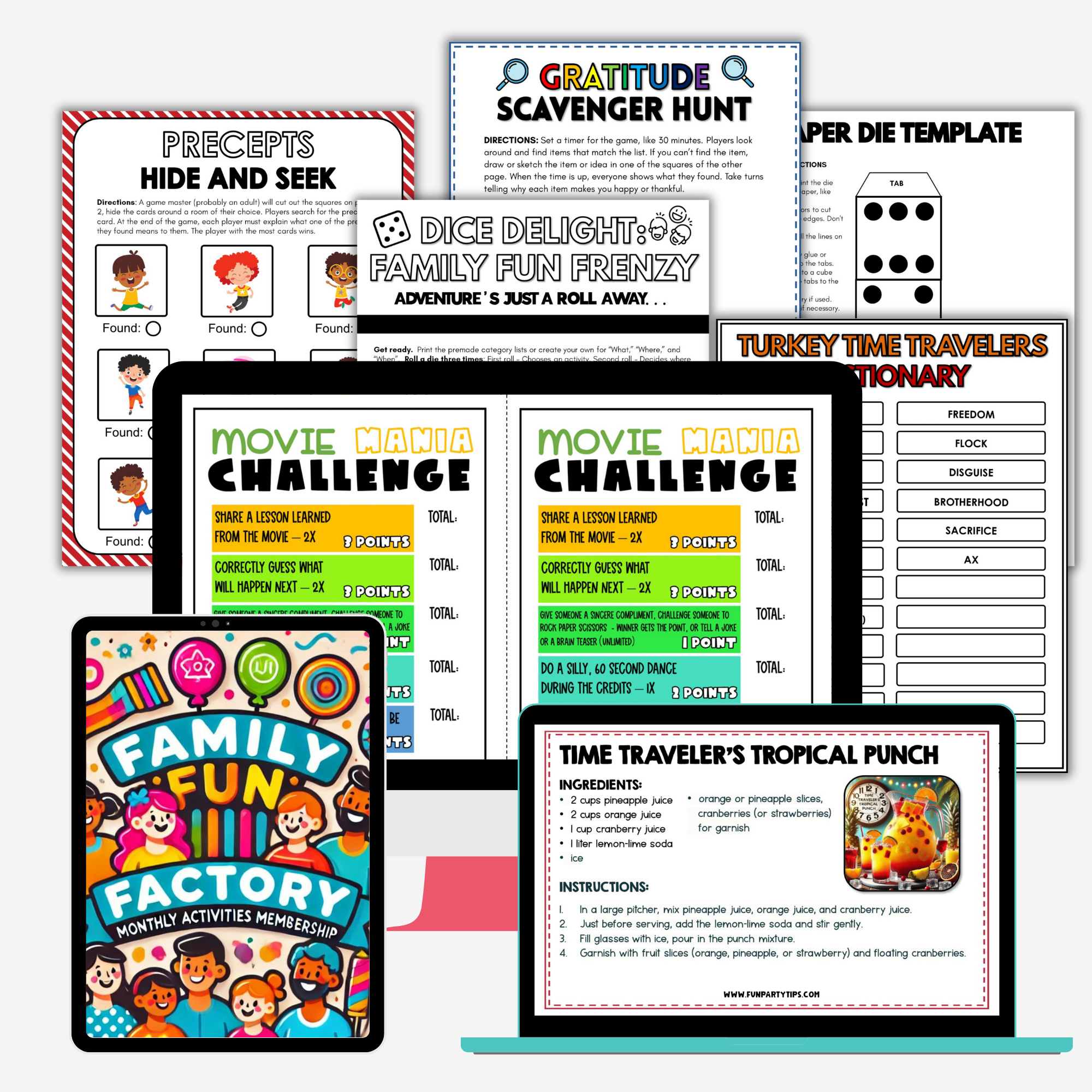 Family Fun Factory: A Done-For-You Family Activity Membership