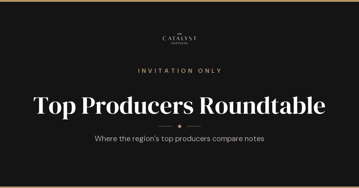 Top Producers Roundtable | KW Catalyst Partners