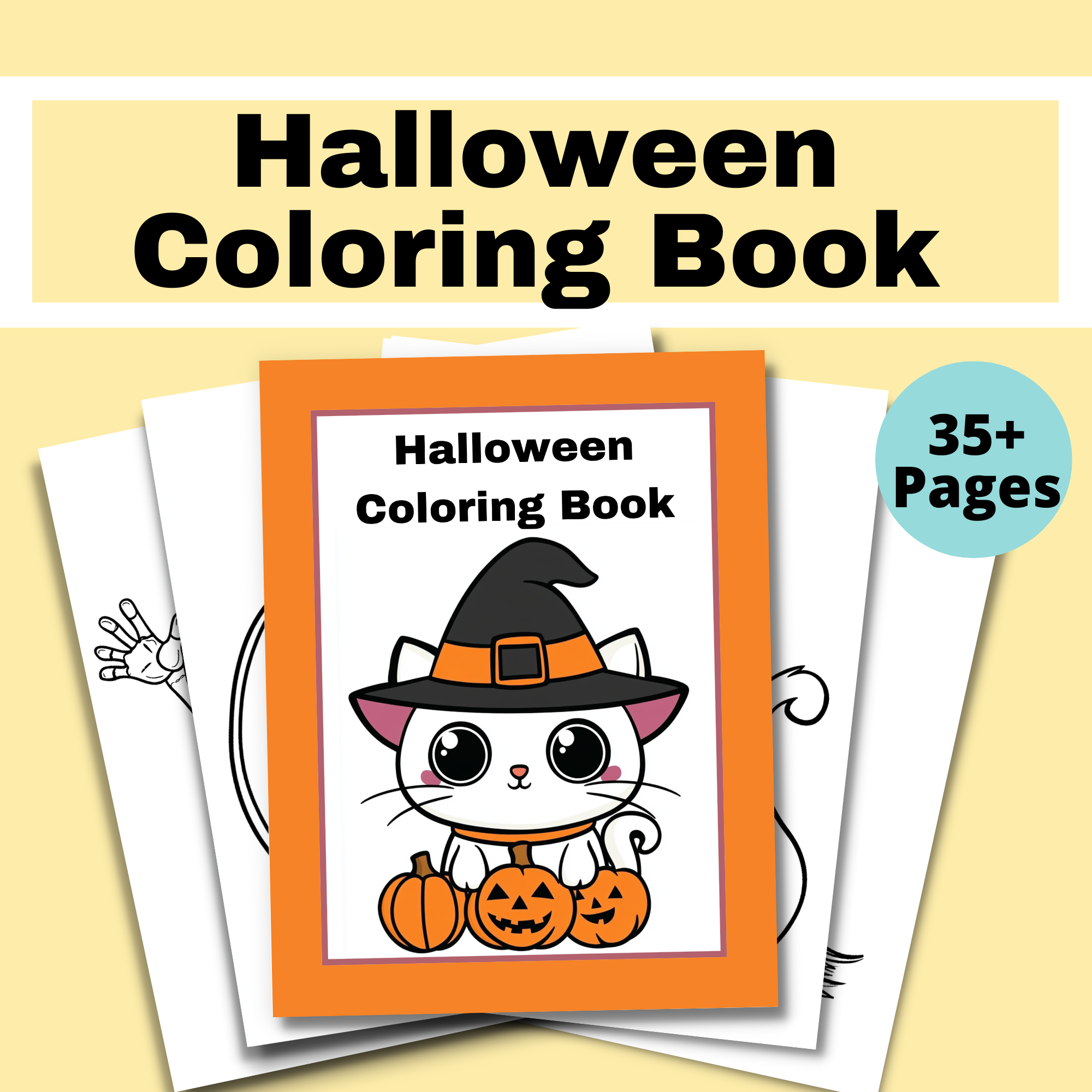 Printable Halloween Coloring Book for Kids