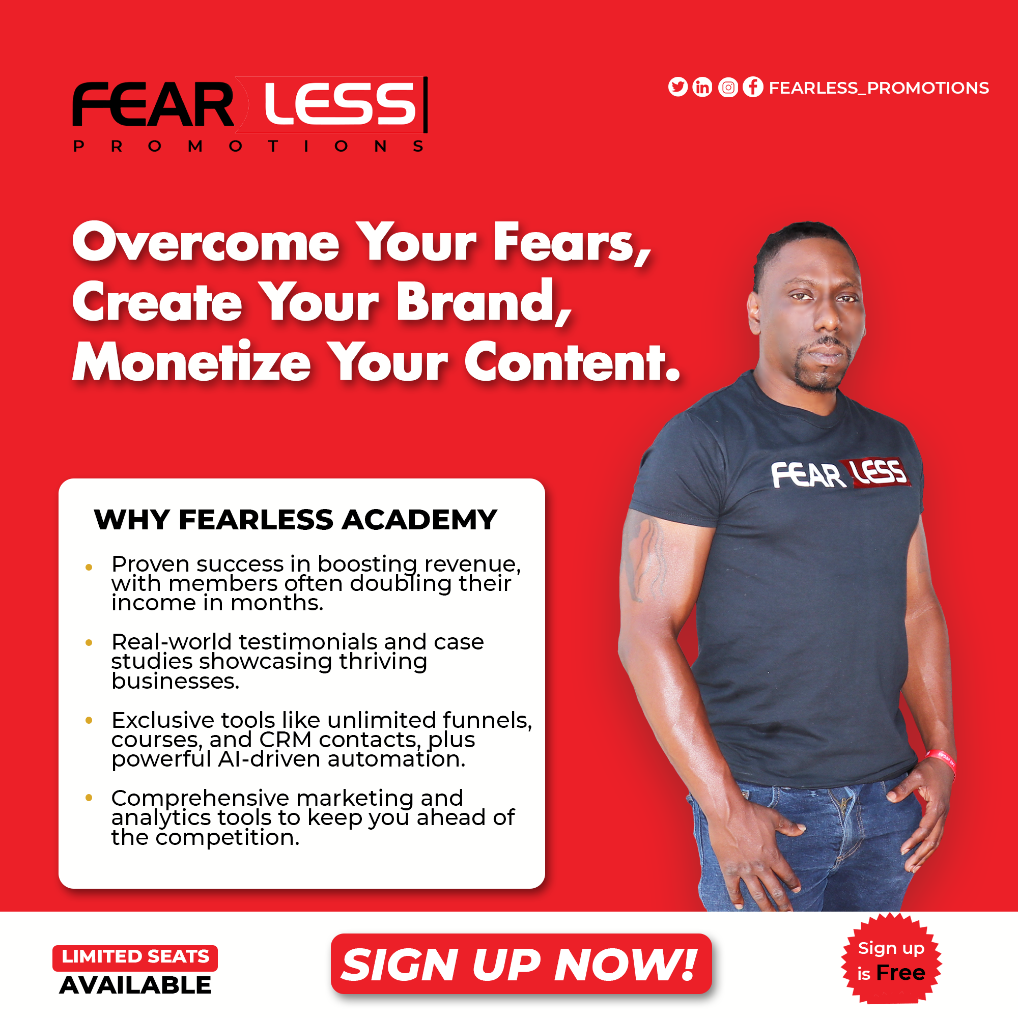 The Fearless Promotions Business Bootcamp!