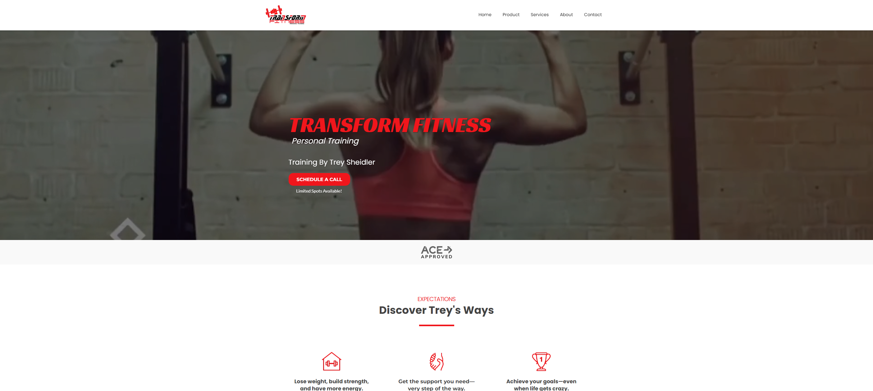 Transform Fitness: Home