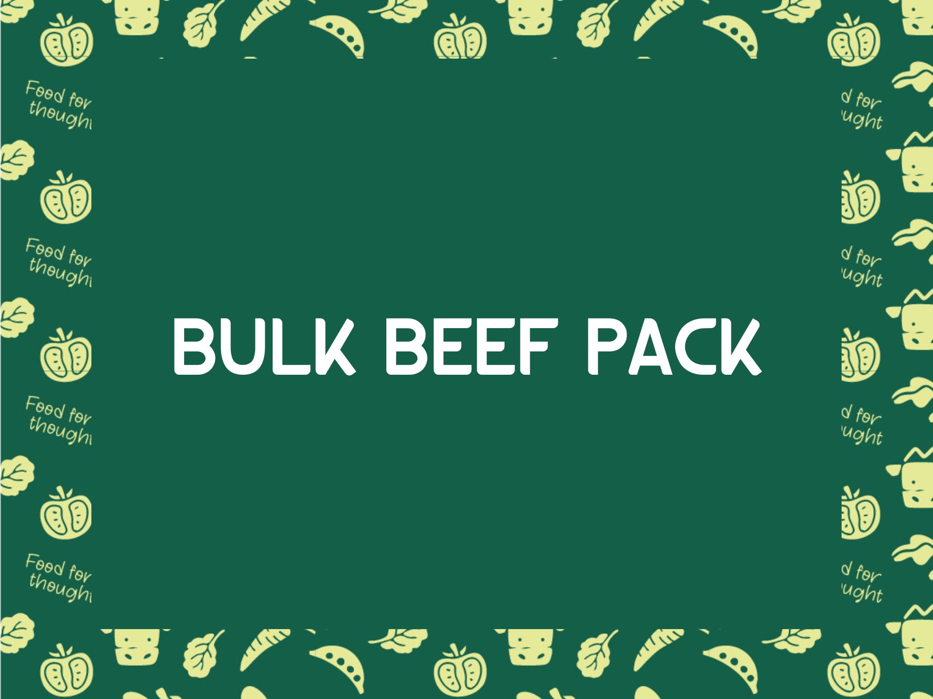 Bulk Beef Pack | Millstream Meadows
