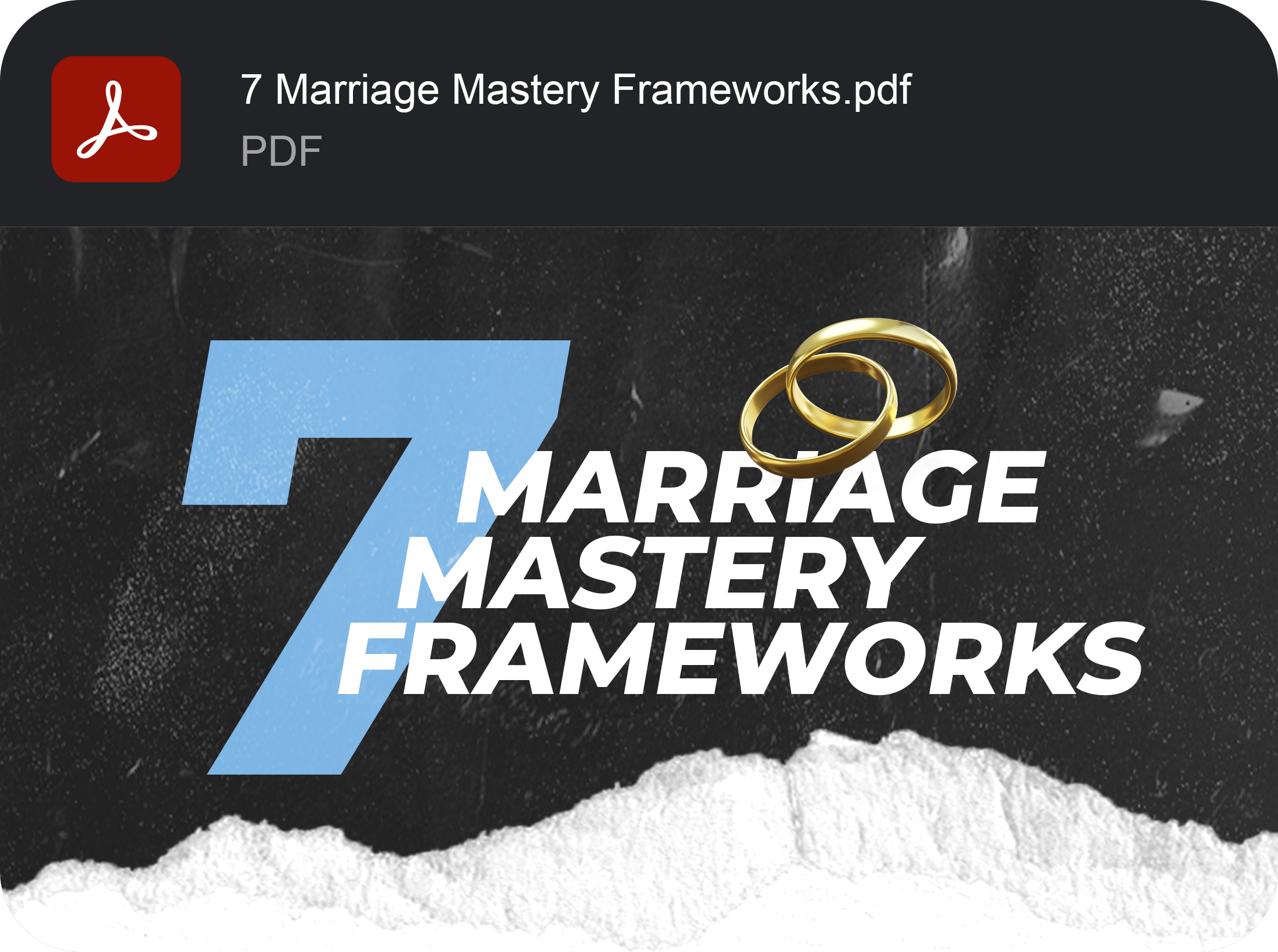 Beyond Driven - 7 Marriage Mastery Frameworks