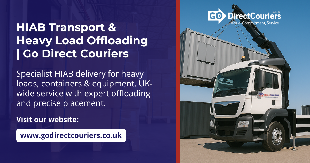 HIAB Transport & Heavy Load Offloading | Go Direct Couriers