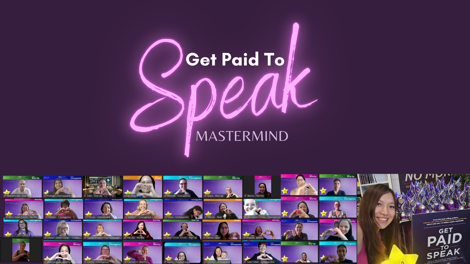Apply Get Paid to Speak Mastermind