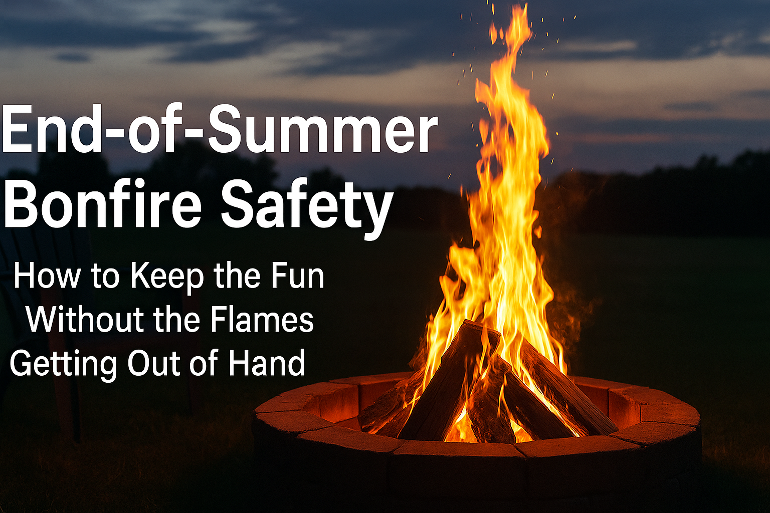 End-of-Summer Bonfire Safety: How to Keep the Fun Without the Flames ...
