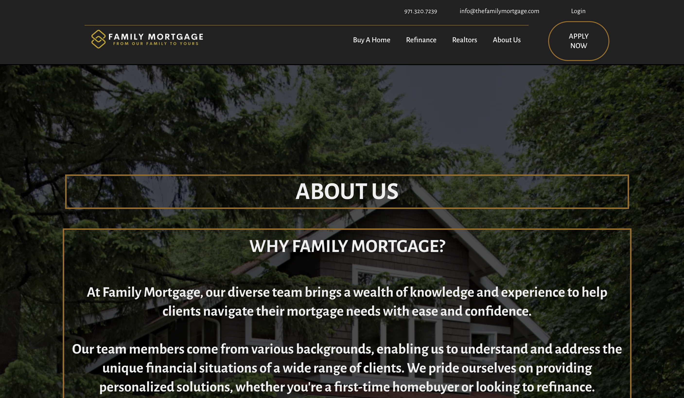 About Us | FAMILY MORTGAGE INC.
